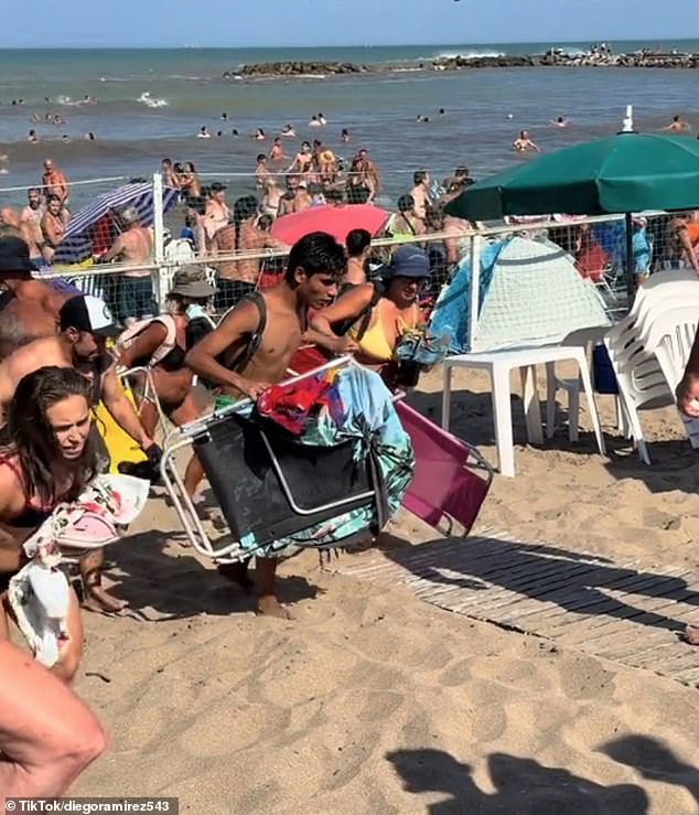 Freak 'meteotsunami' engulfs beach leaving one dead and dozens injured ...