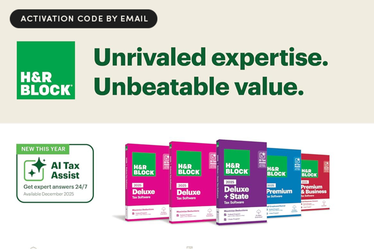 Make tax season a strategic win with this deal on H&R Block Tax ...