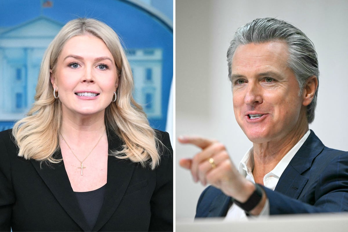 Gavin Newsom brutally slams Karoline Leavitt over claims that Democrats ...