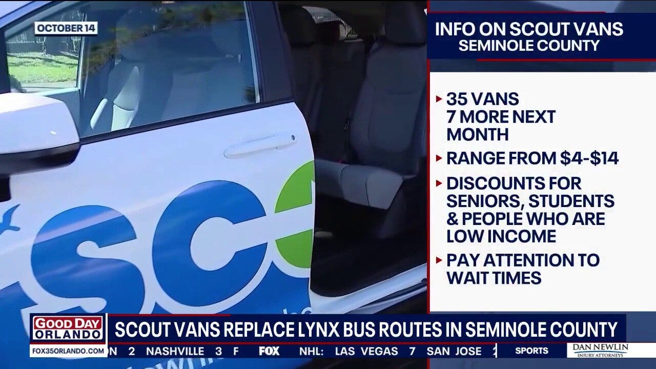 Seminole County replaces Lynx buses with Scout vans