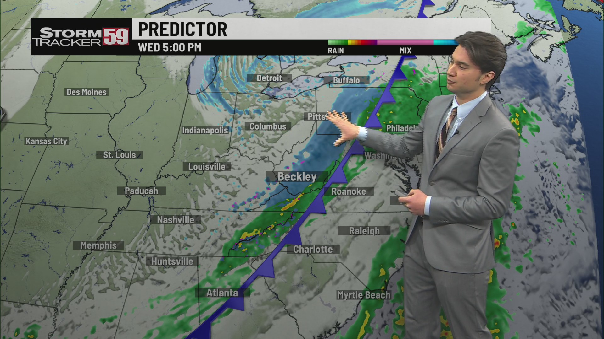 Warming up today before cold front arrives tomorrow