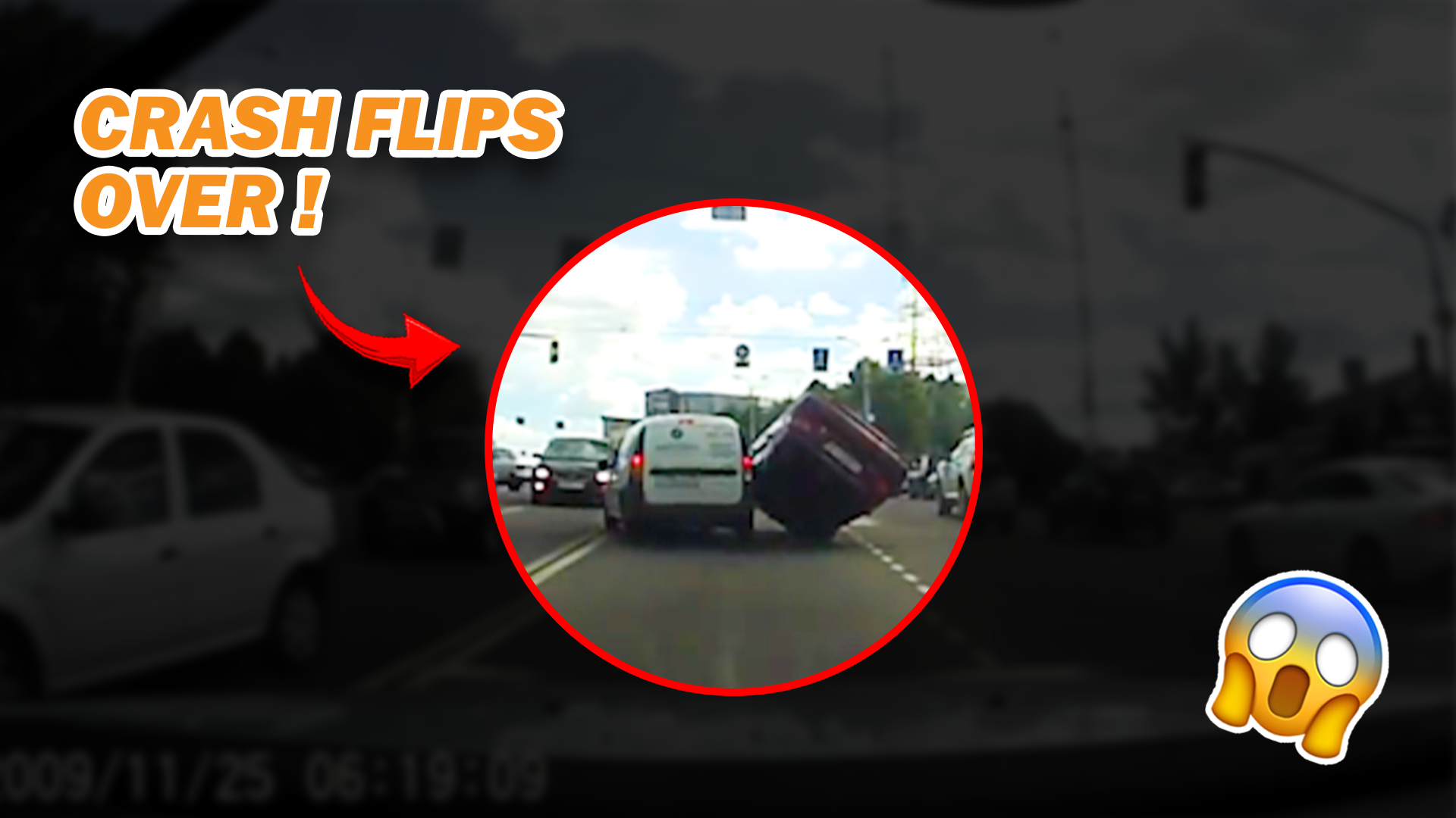 Speeding until the car flips over