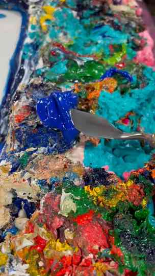 'No Regrets Blue' paint match