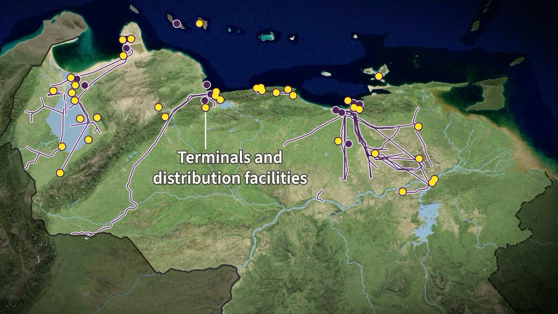 Animated map: Venezuela's oil resources