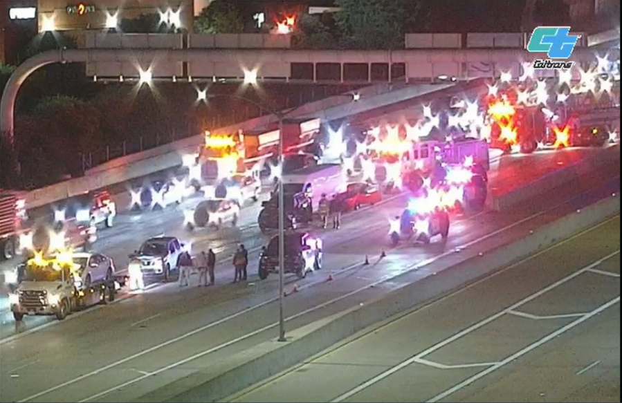 Crash involving six vehicles impacts I-15 traffic in Escondido