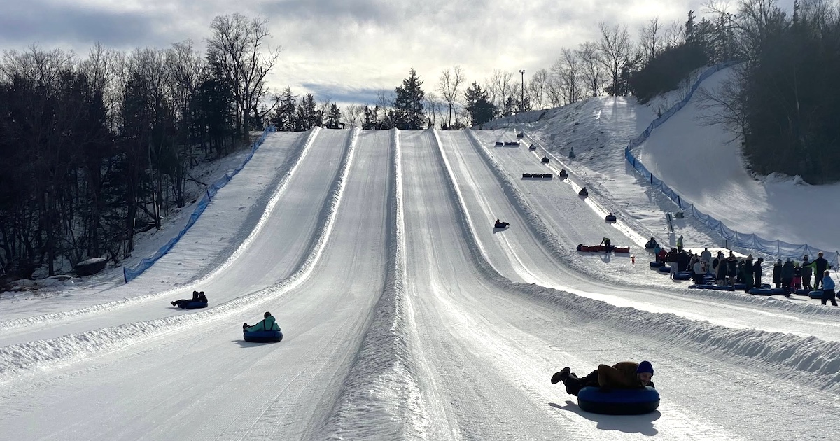 Not a skier? This Iowa snow tubing spot is just as much fun