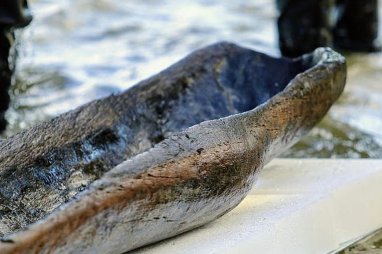 Ancient discoveries found beneath lake 'older than Egyptian pyramid'