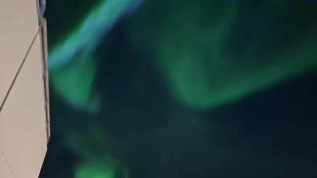 Exceptionally bright aurora borealis lights up the night sky in ...