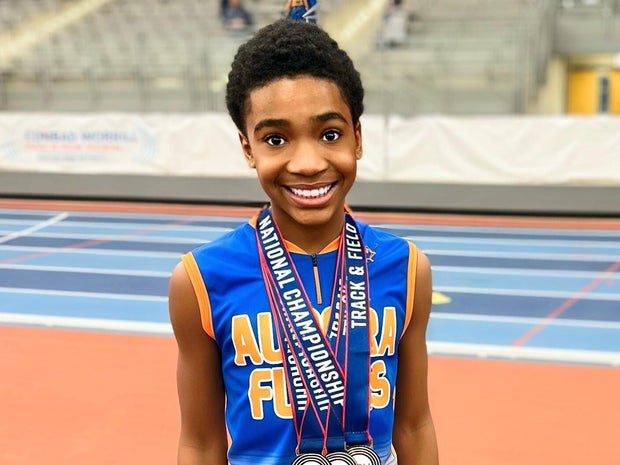 Aurora, Illinois middle school student Amari Lewis sets national record ...