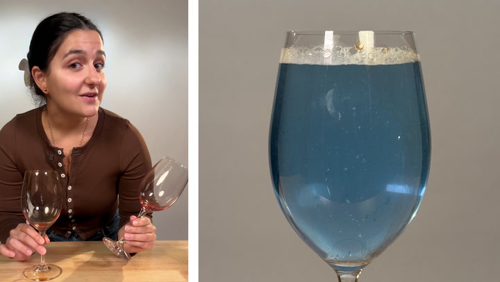 How to get stains out of wine glasses