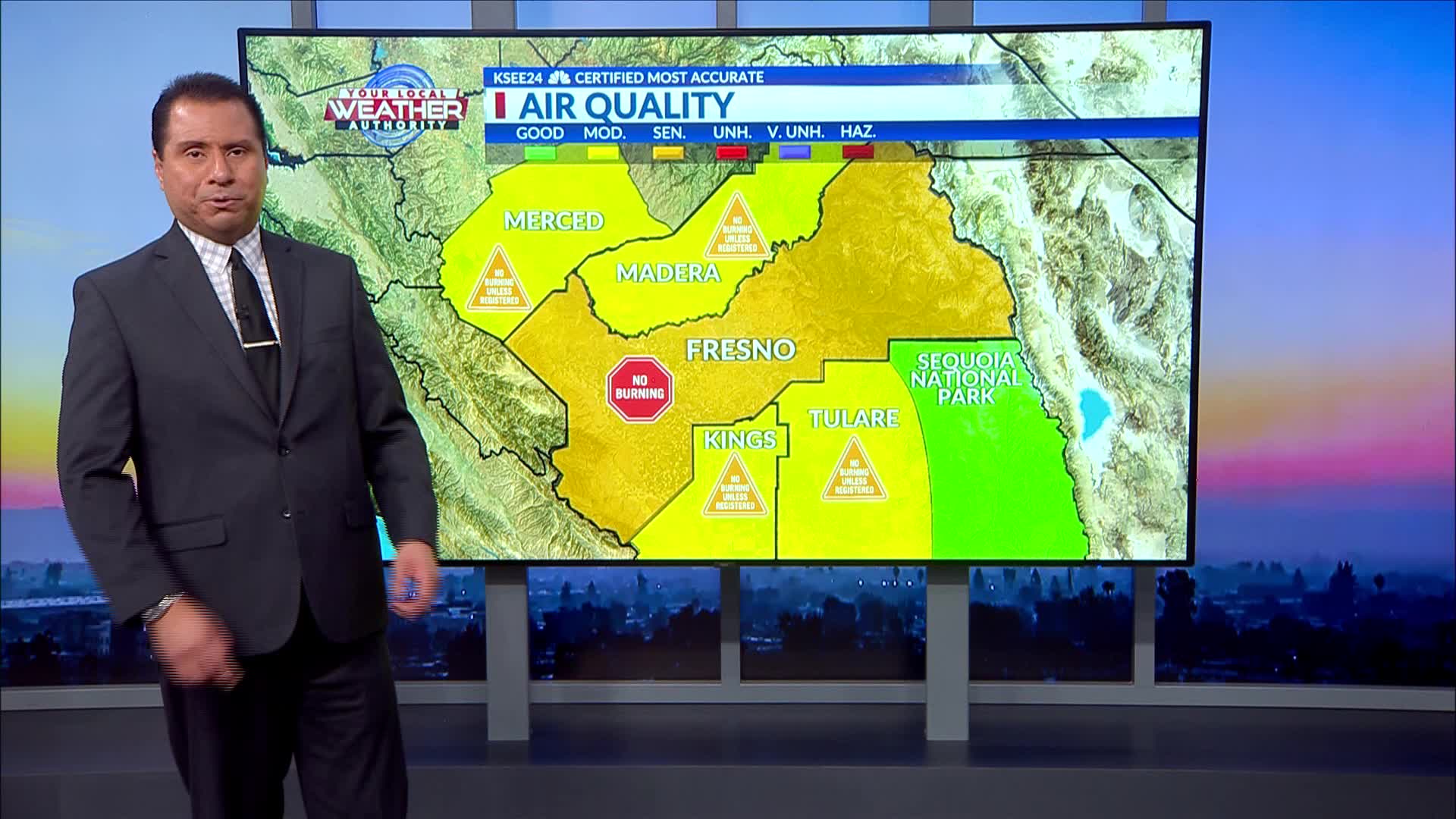 Tuesday South Valley forecast