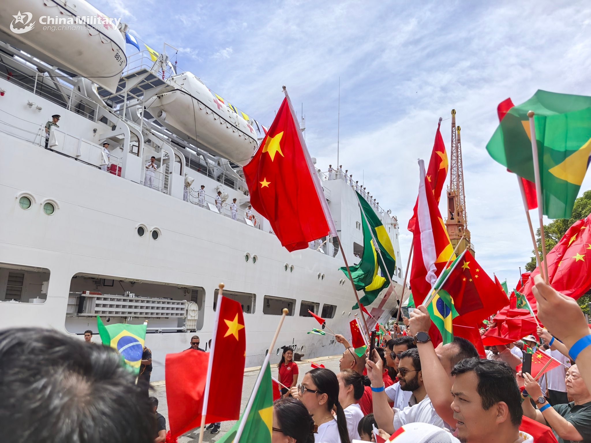 Update: China hospital ship docks in Western Hemisphere