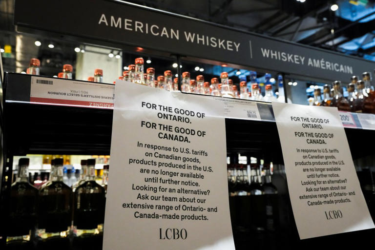 Trump leans on Canada to end US booze ban as sales go dry: report