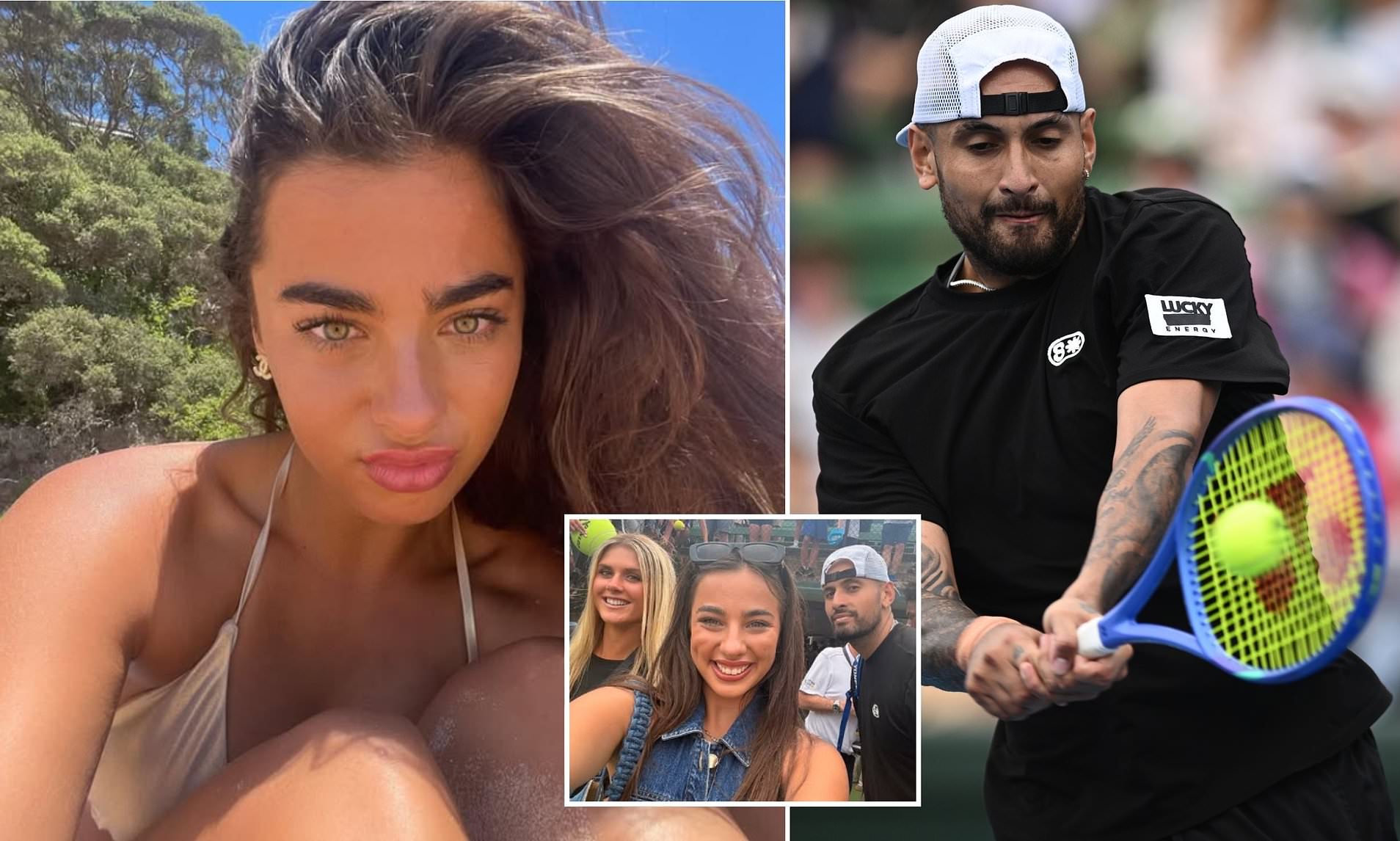Nick Kyrgios makes a flirty move with model who bumped into him at the ...