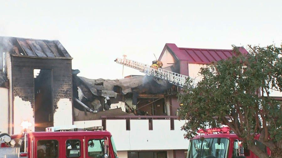 Woman hospitalized in major emergency fire at Winnetka office building