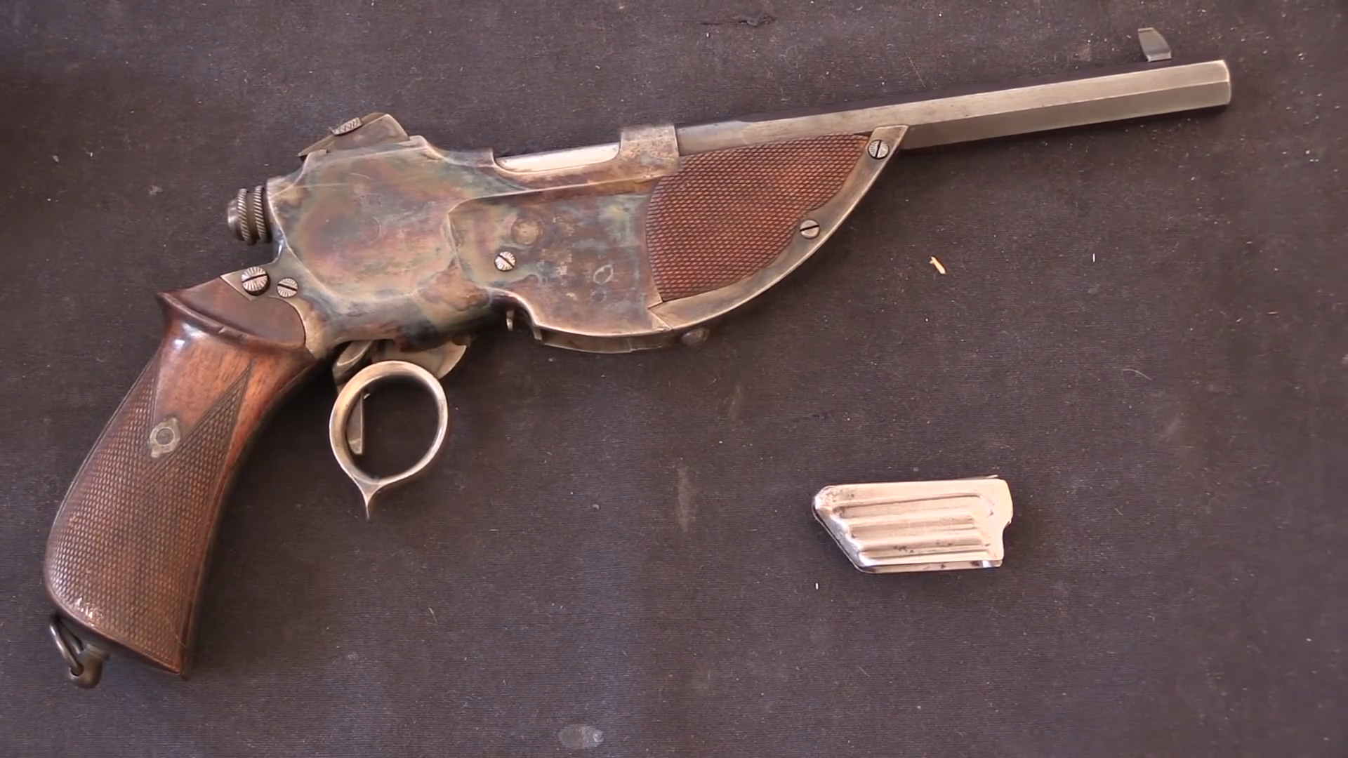 This 19th-century pistol reloads itself