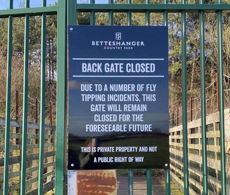 Outrage as entrance to Betteshanger Country Park shut following ...
