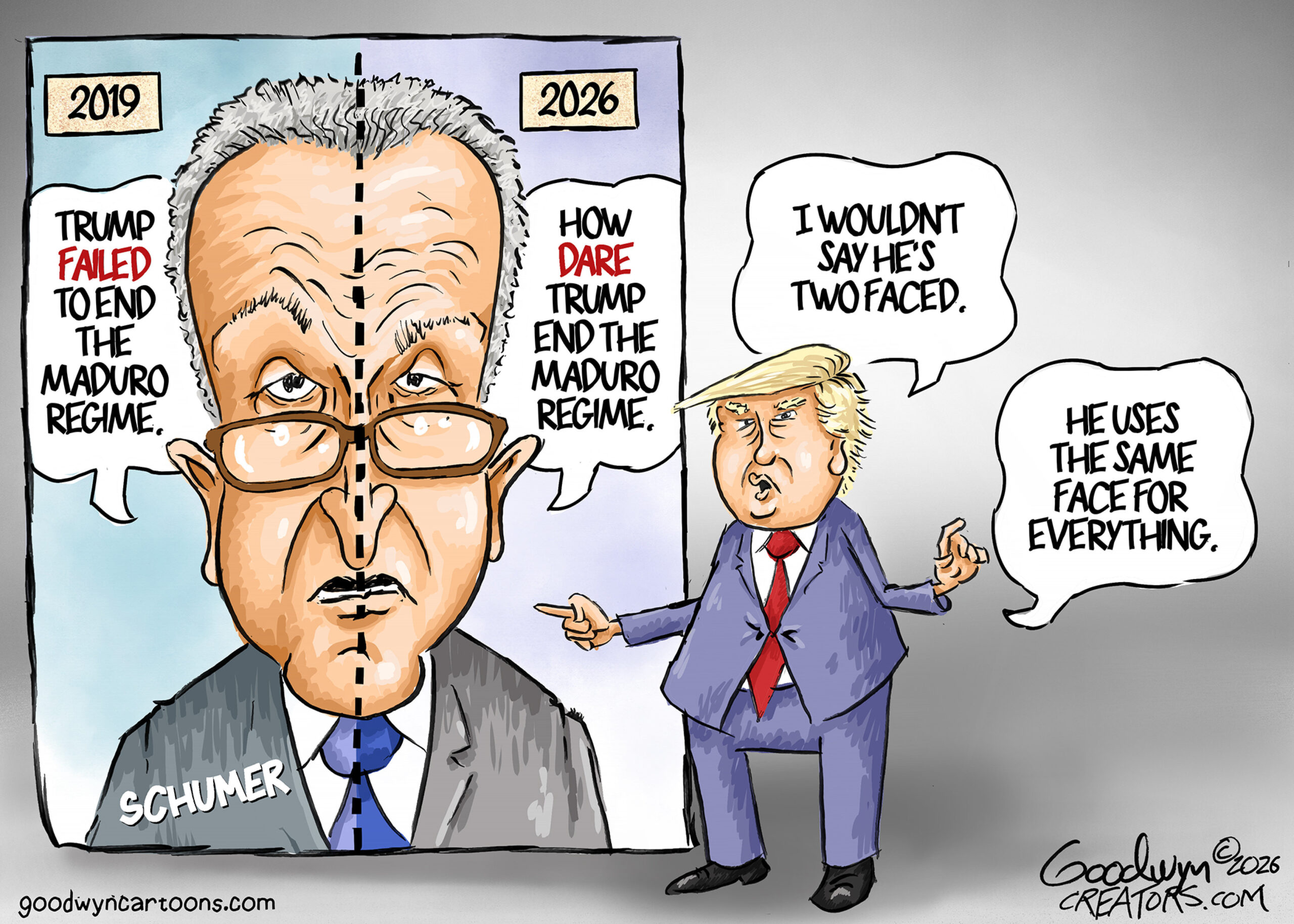 The latest syndicated political cartoons (1/13)