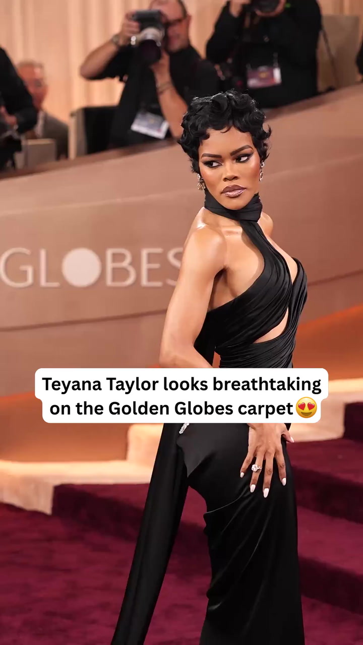 Teyana Taylor looks breathtaking at the Golden Globes
