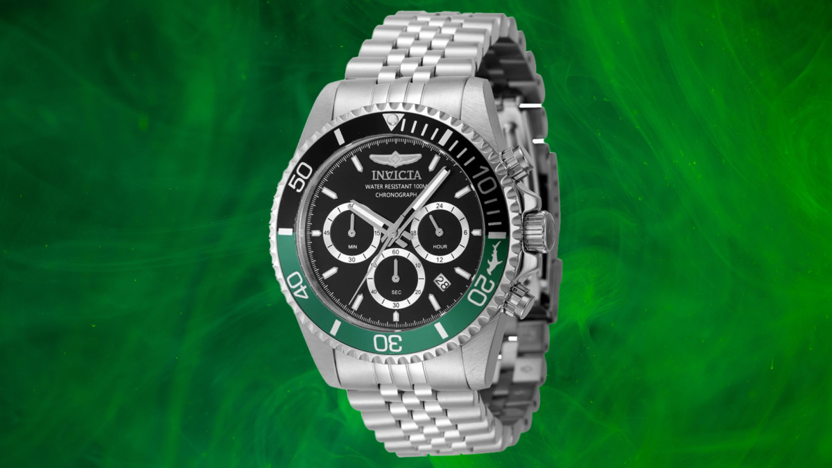 Invicta’s classic chronograph dive watch is 87% off