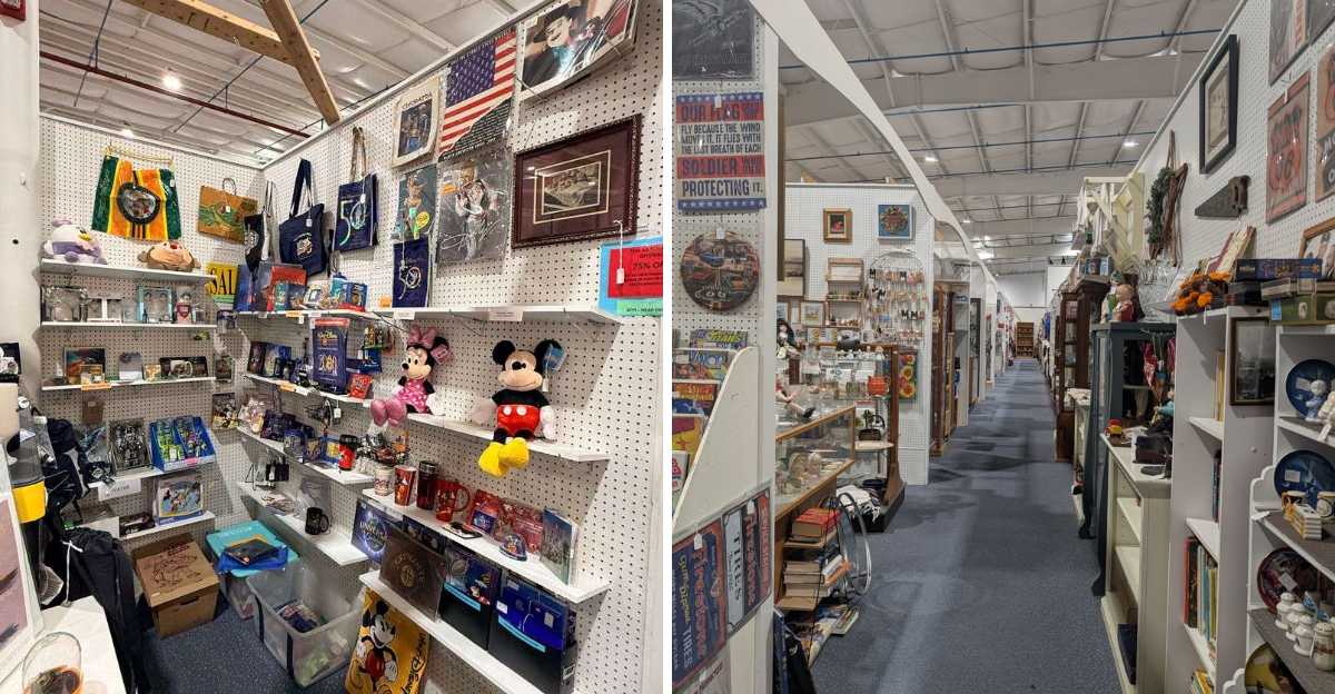 A giant antique mall in Indiana where you could wander for hours and ...