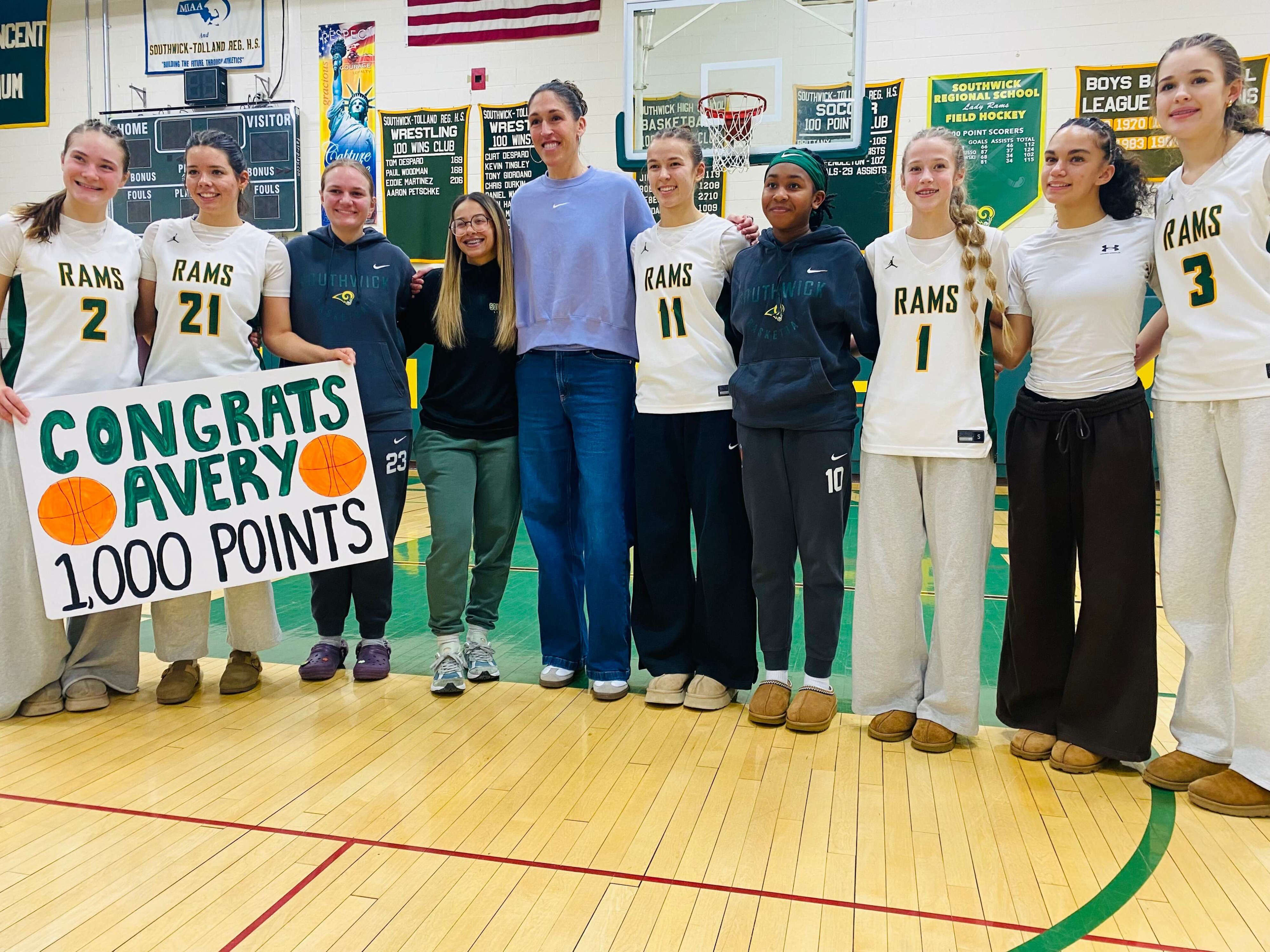 Rebecca Lobo makes triumphant return to Southwick at perfect time