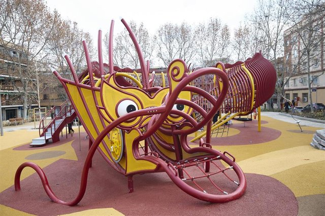 Un trazado de 1,5 kilómetros conecta la plaza del Hidrógeno de Usera y ...