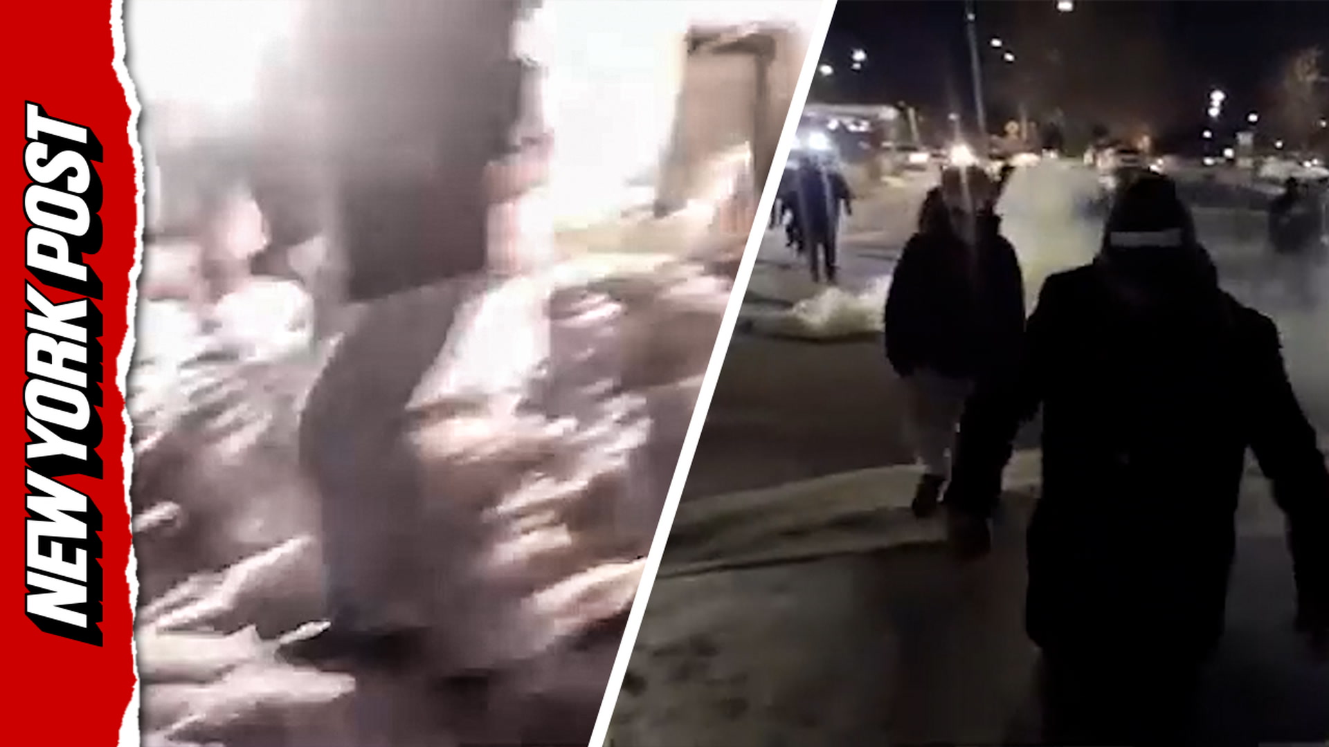 Protesters hit with flashbangs at Minneapolis ICE facility