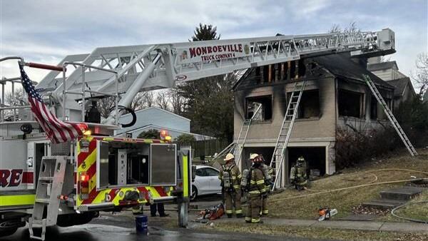 Home gutted by fire in Monroeville