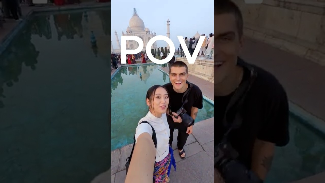 I finally visited the Taj Mahal 🥺