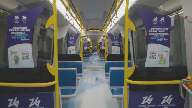 Milano sale sul treno olimpico: la M5 si veste a tema per i Giochi 2026 ...