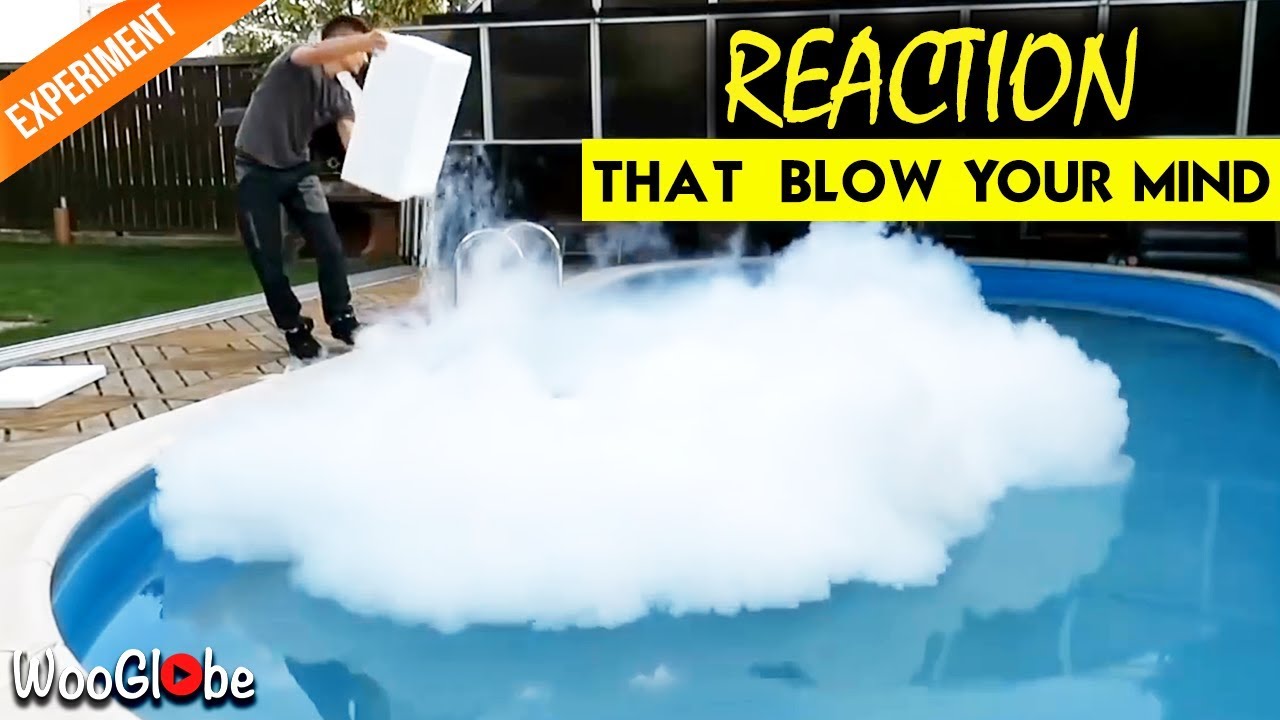 What Happened If You Through 15KG Dry Ice Into the pool