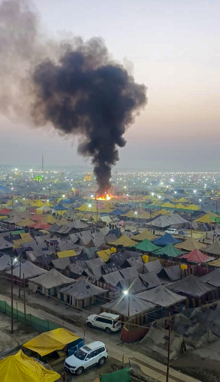 Fire at camp in Magh Mela venue in Prayagraj, no casualty