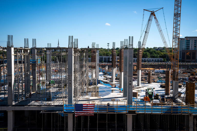'Major strides' made on construction of new Nissan Stadium