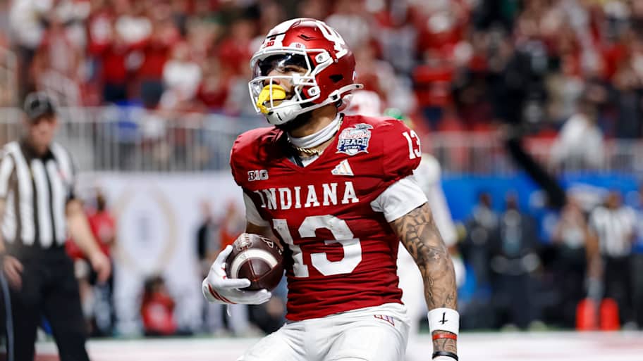 Indiana's star WR just put himself squarely on Kyle Shanahan's draft radar
