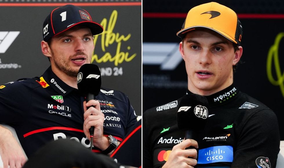 Max Verstappen taunts Oscar Piastri over Lando Norris as Red Bull star ...