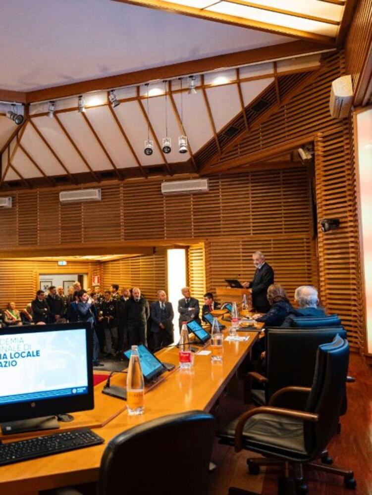 Rocca presenta l'Accademia regionale di Polizia locale del Lazio