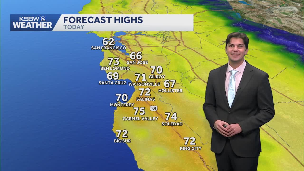 January 13 KSBW weather forecast