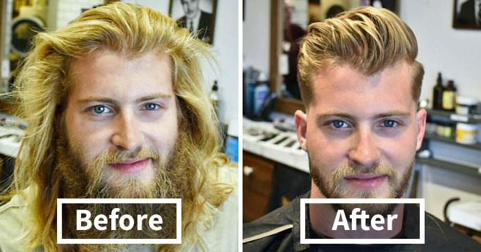 Beard grooming: 42 comparisons between neglected and maintained styles