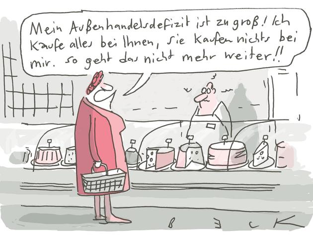 Beck gewinnt mit Trump-Cartoon über Zölle den Deutschen Cartoonpreis