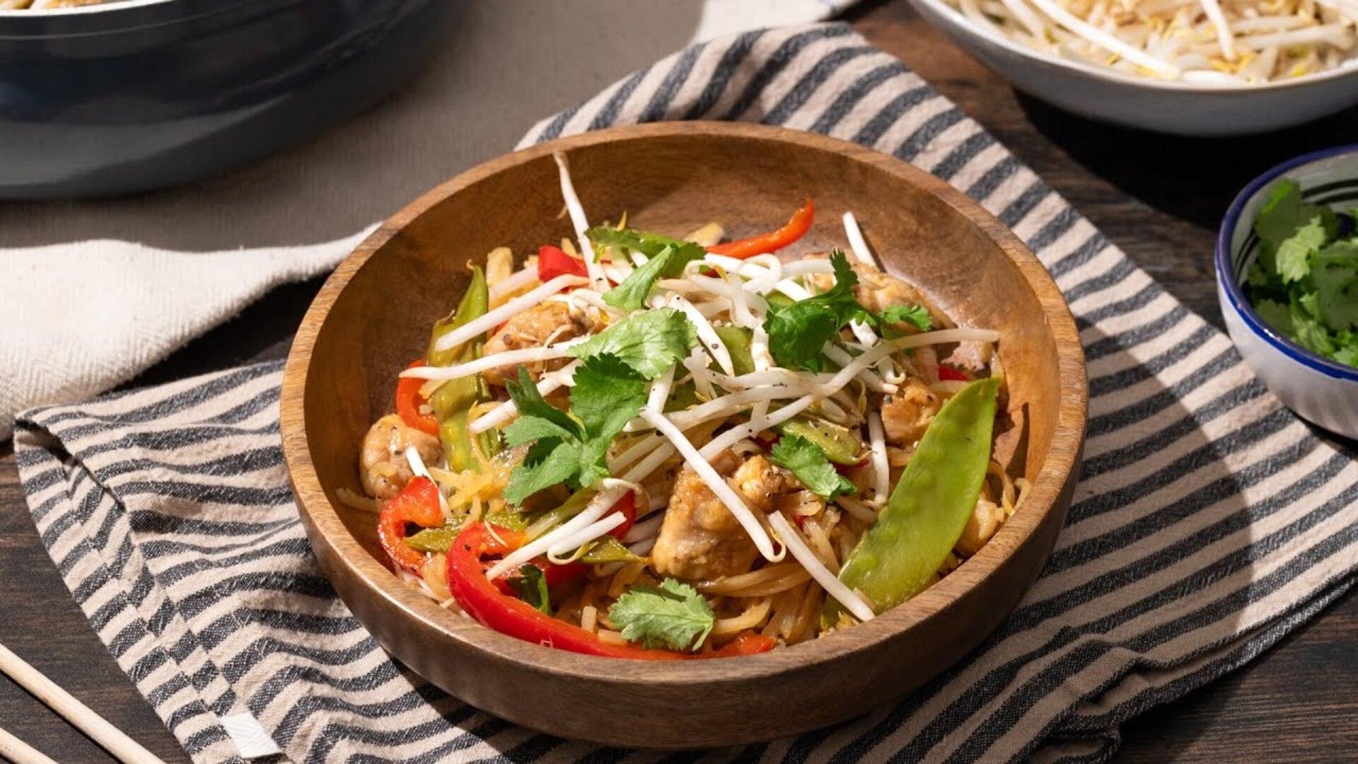 Soy and citrus chicken stir-fry recipe