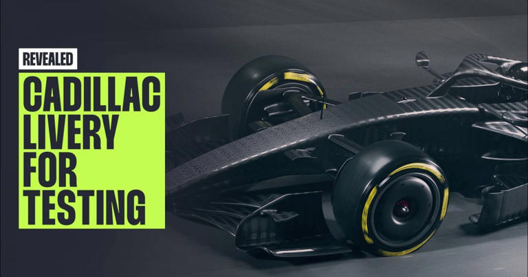 First look: Cadillac shows off F1 livery for pre-season testing