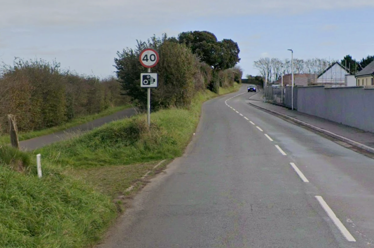 Child hit by motorbike while walking along footpath