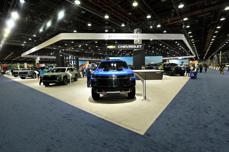 The shift at Detroit auto show as it kicks off with visit from Trump