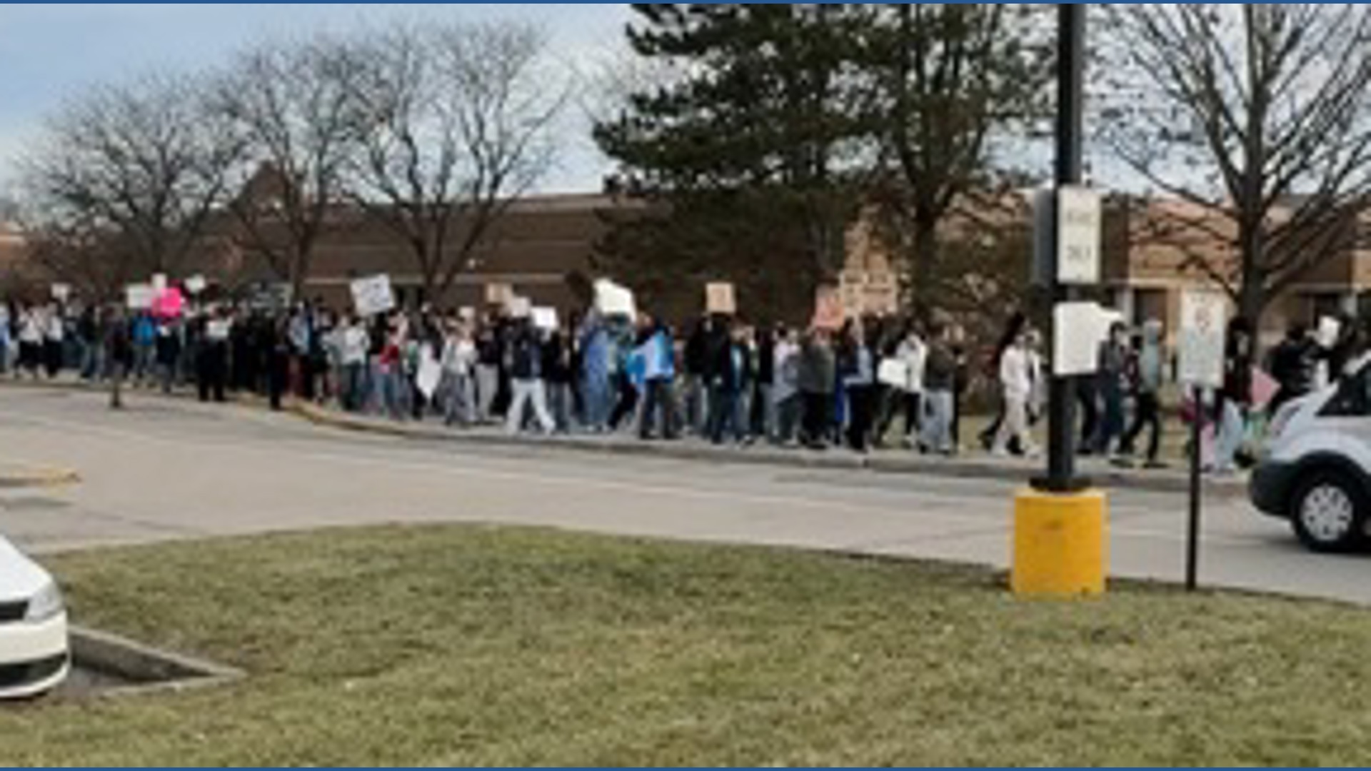 Westerville North students walk out to protest ICE operations