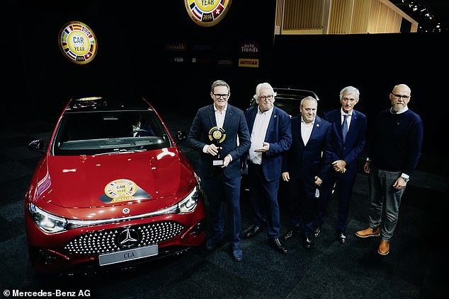 Electric Mercedes with massive range takes first major car award of 2026