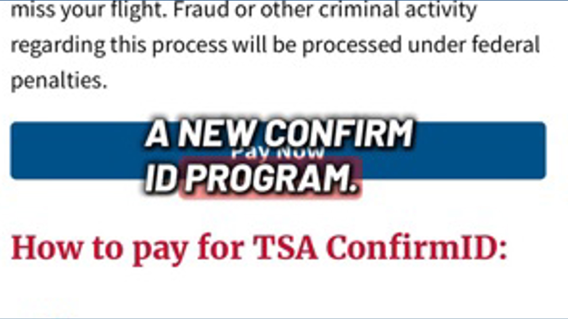TSA launching new way to travel without a REAL ID