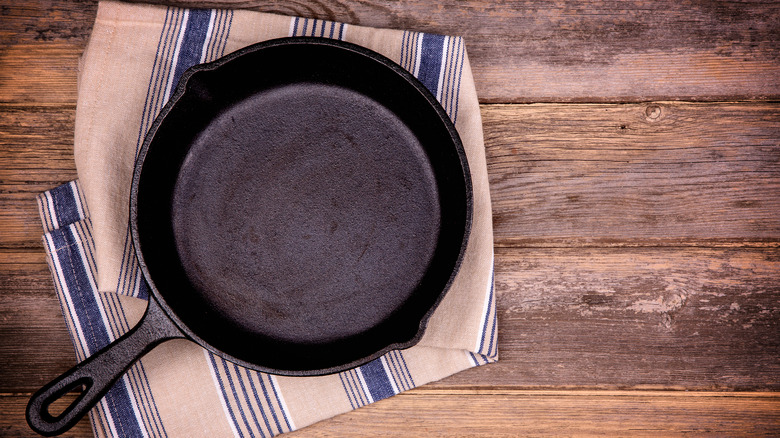 This old-school cast iron refurbishing method will give your thrifted ...