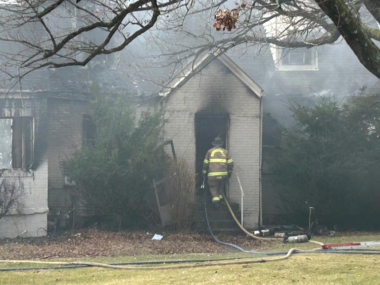 Home gutted by fire in Monroeville