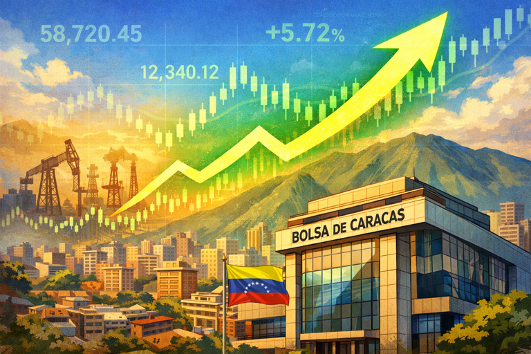 Venezuela stocks hit record as investors bet on post-Maduro turnaround